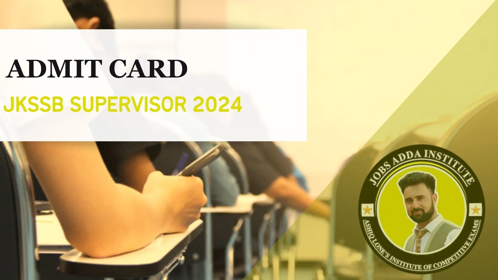 JKSSB Supervisor Admit Card 2024 - Download Your Hall Ticket