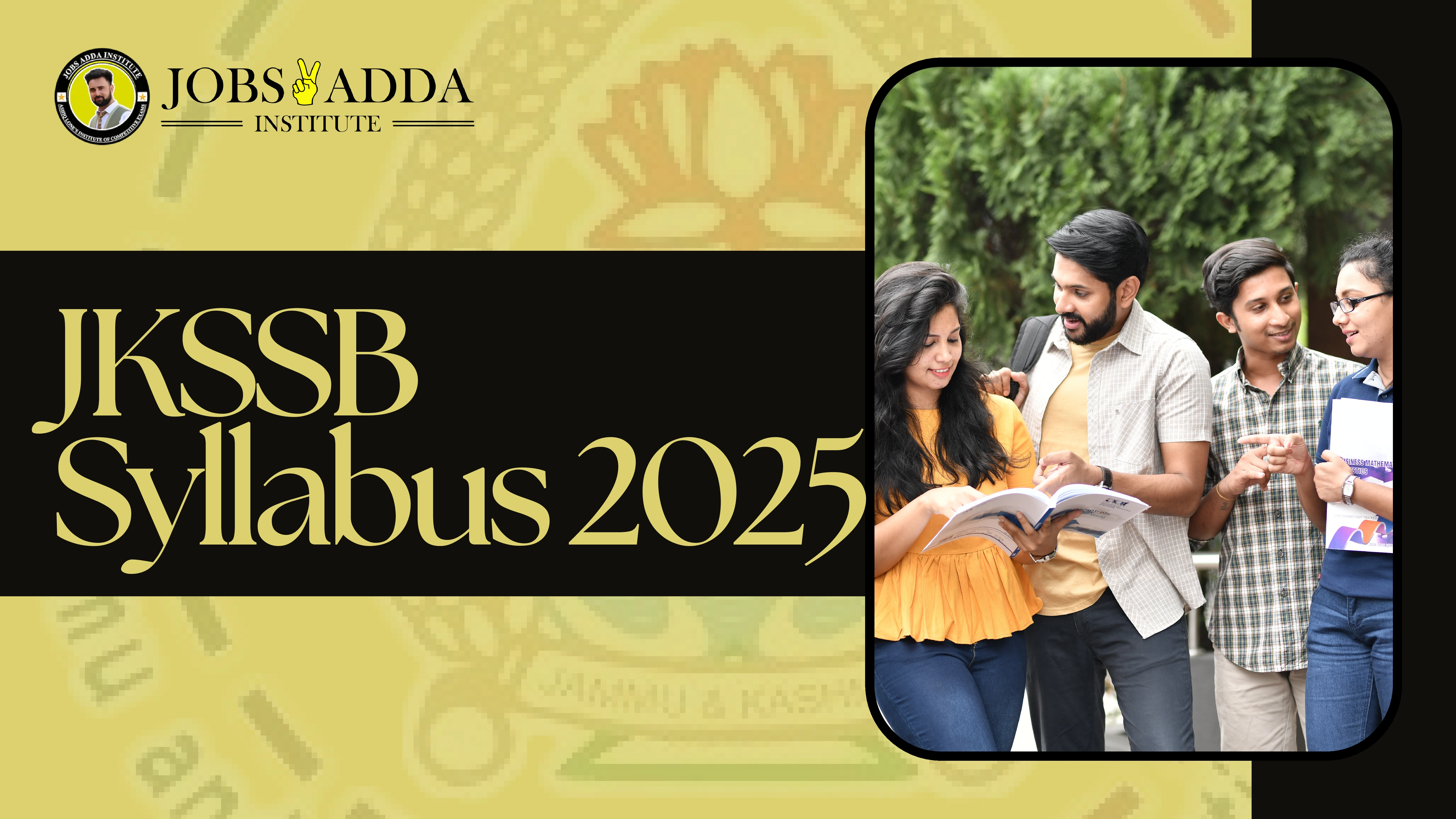 JKSSB Syllabus 2025 - A Complete Guide
